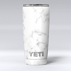 Design Skinz Slate Marble Surface V55 - Skin Decal Vinyl Wrap Kit Compatible with The Yeti Rambler Cooler Tumbler Cups