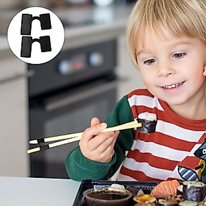 TOPBATHY Training Chopsticks Reusable Chopstick Helpers Training：10PCS Chopsticks Hinges Connector Right or Left Handed Chopsticks Helper Beginners for Beginners, Trainer, Seniors