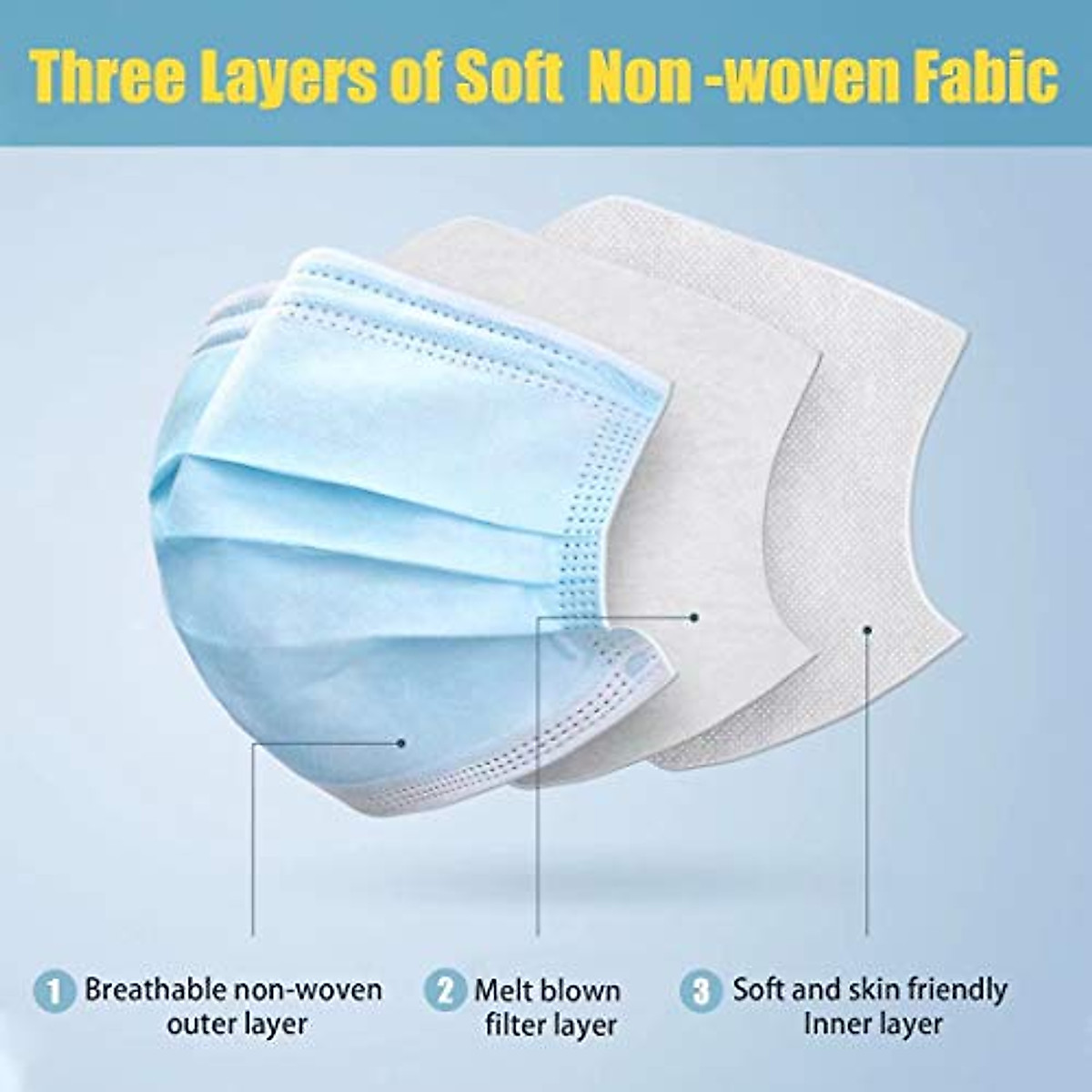 50PCS Disposable Face Mask for Women,Fashion Flowers Printed Dust Masks,Fancy Cute Breathable Face Masks,Safety Facial Mouth Covers