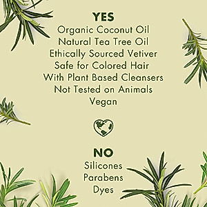 Love beauty and planet tea tree oil & vetiver shampoo, 400ml (1 battles)