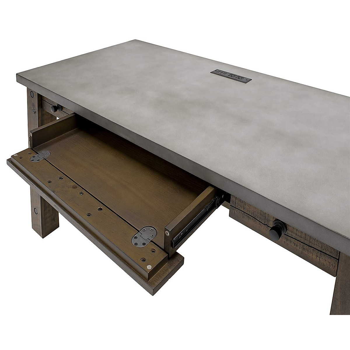 Martin Furniture IMJA384 54” Writing Desk, Brown