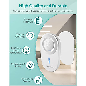 [2 Pack]HAPYTHDA Wireless Remote Control Outlet Plug, No Wiring Needed Remote Light Switches Kit, 500 Feet RF Range 275V/15A/1500W Electrical Remote Outlet for Light, Small Electrical Appliance