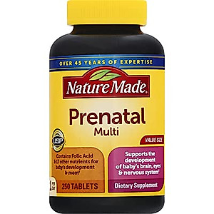 Nature Made. Prenatal Multi, + DHA 200mg 150 Tabs