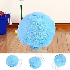 Jerliflyer Robotic Cleaning Ball,Mini Cute Automatic Rolling Floor Robot Sweeping Ball,Electric Cleaner with 4pcs Colorful Covers Set for Home Room