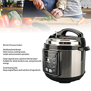Electric Pressure Cooker,5L Electric Pressure Rice Cooker,Smart Instant Multi Cooker for Rice Soup Porridge