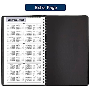 AT-A-GLANCE 2024 Weekly Appointment Book & Planner, DayMinder, 5" x 8", Small, Spiral Bound, Black (G2000024)