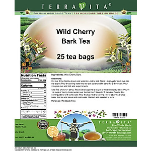 Wild Cherry Bark Tea (25 tea bags, ZIN: 514025)