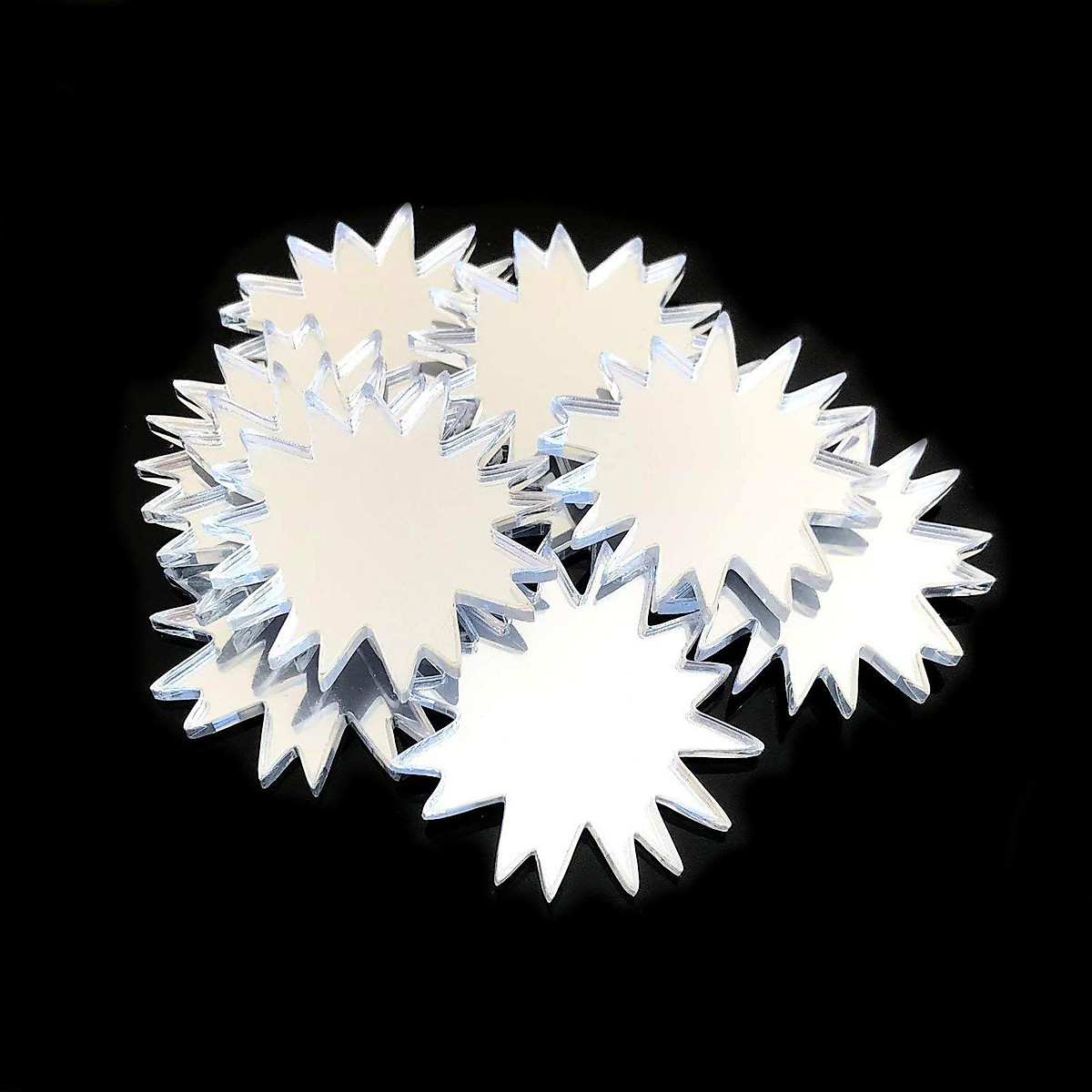 Super Cool Creations Pow Shaped Crafting Sets, Light Grey, Pack of 10 x 5cm