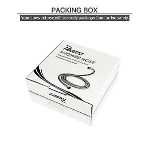 PHASAT Shower Hose,138 Inches Extra Long Shower Hose Replacement,304 Stainless Steel Shower Head Hose Extension Brushed Nickel,A3107N-3.5