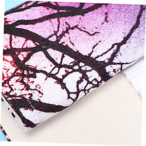 NUOBESTY 1pc 48 Canvas Pouches Paint Brush Case Artist Paint Brush Holder Artist Brush Holder Paint Brush Storage Travel Makeup Brush Paint Brush Rollup Pen Curtain High Capacity