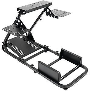 Dardoo G920 Flight Racing Simulator Cockpit Adjustable Compatible With HOTAS Warthog, G Saitek, Logitech G923, Thrustmaster T80 T150, Game Mount Without Wheel, Shifter,Seat and Pedal