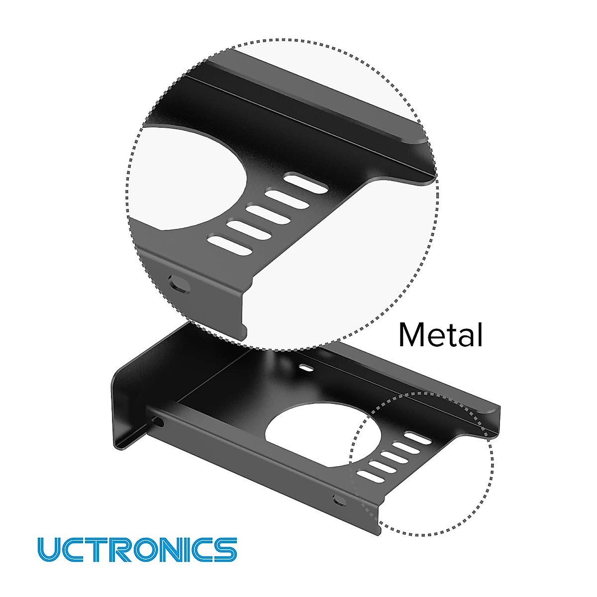 UCTRONICS SATA to USB 3.0 Adapter Cable, SSD Mounting Plate for 2.5" SSD, Compatible with Raspberry Pi 1U Rackmount, USB Cable and USB Keystone Jack