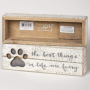 Primitives by Kathy 38231 Hand-Lettered Slat Box Sign, Best Things In Life