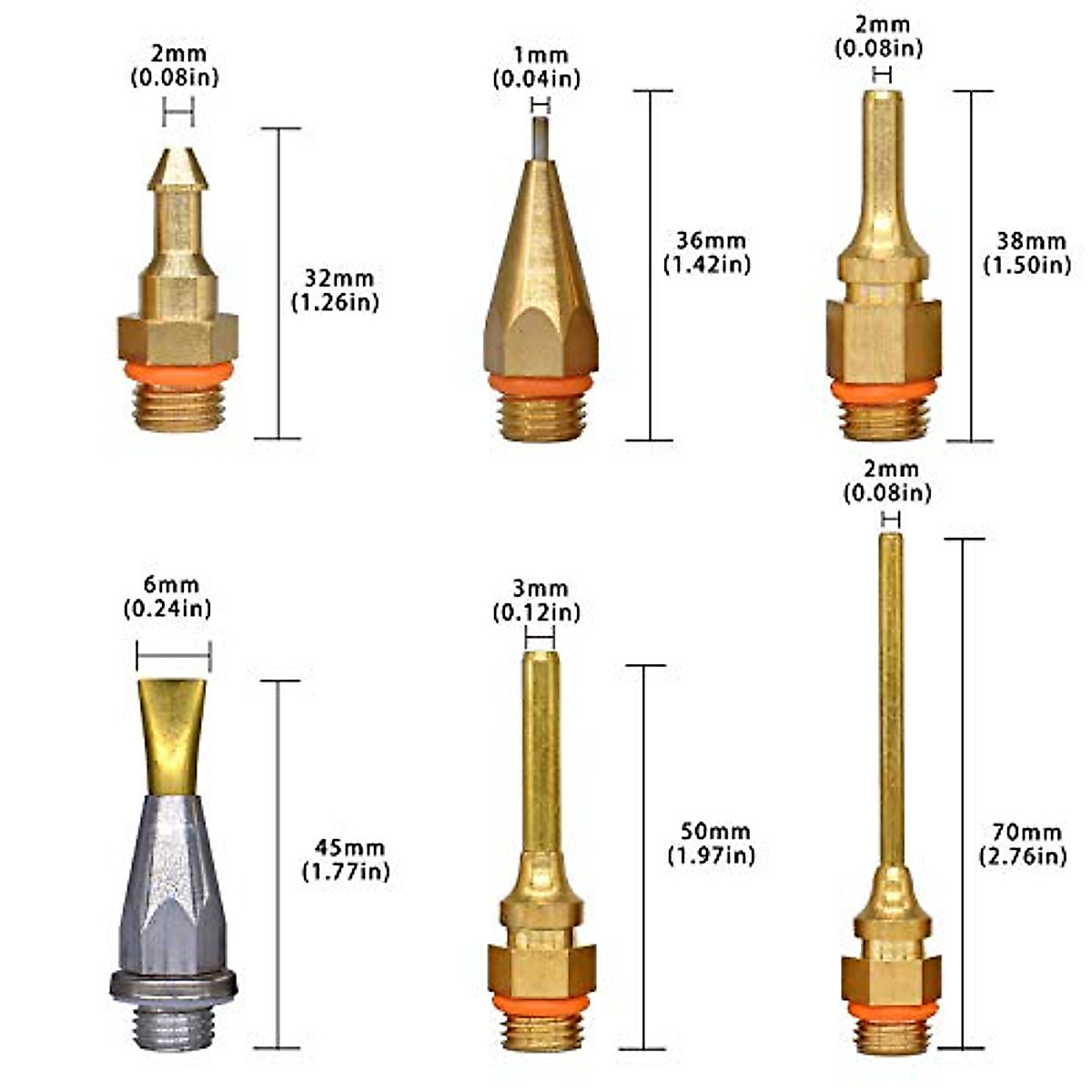 Full Size Hot Glue Gun, 150 Watts with 6 Copper Nozzles Temperature Adjustable Craft Repair Tool Professional Melting Glue Gun DIY Thermo Tool Include 5Pcs Highly Viscous Glue Sticks Luxury Set