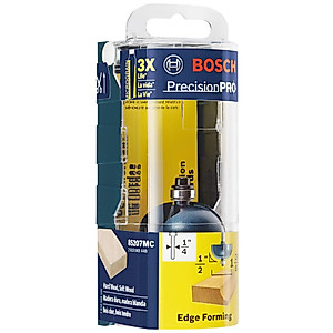 BOSCH 85207MC 1/2 In. x 5/8 In. Carbide-Tipped Cove Router Bit