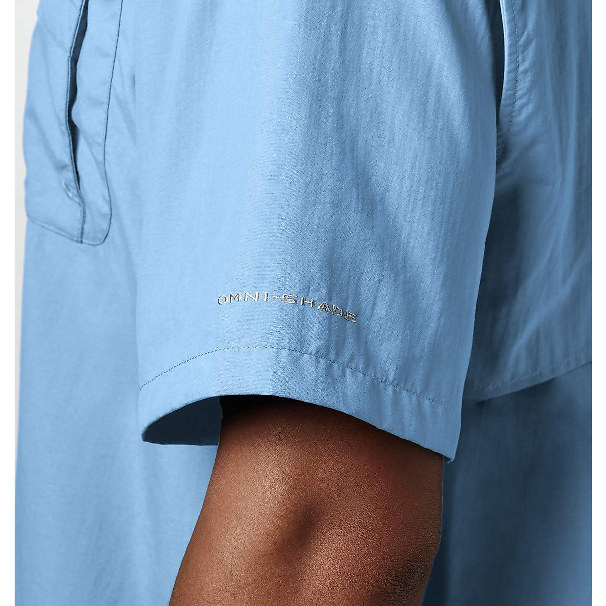 Columbia Men's Bahama II UPF 30 Short Sleeve PFG Fishing Shirt, Sail, Large