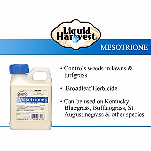 Liquid Harvest Surfactant 8 oz and Mesotrione 8 oz Bundle for Effective Lawn & Turf Grass Weed Control