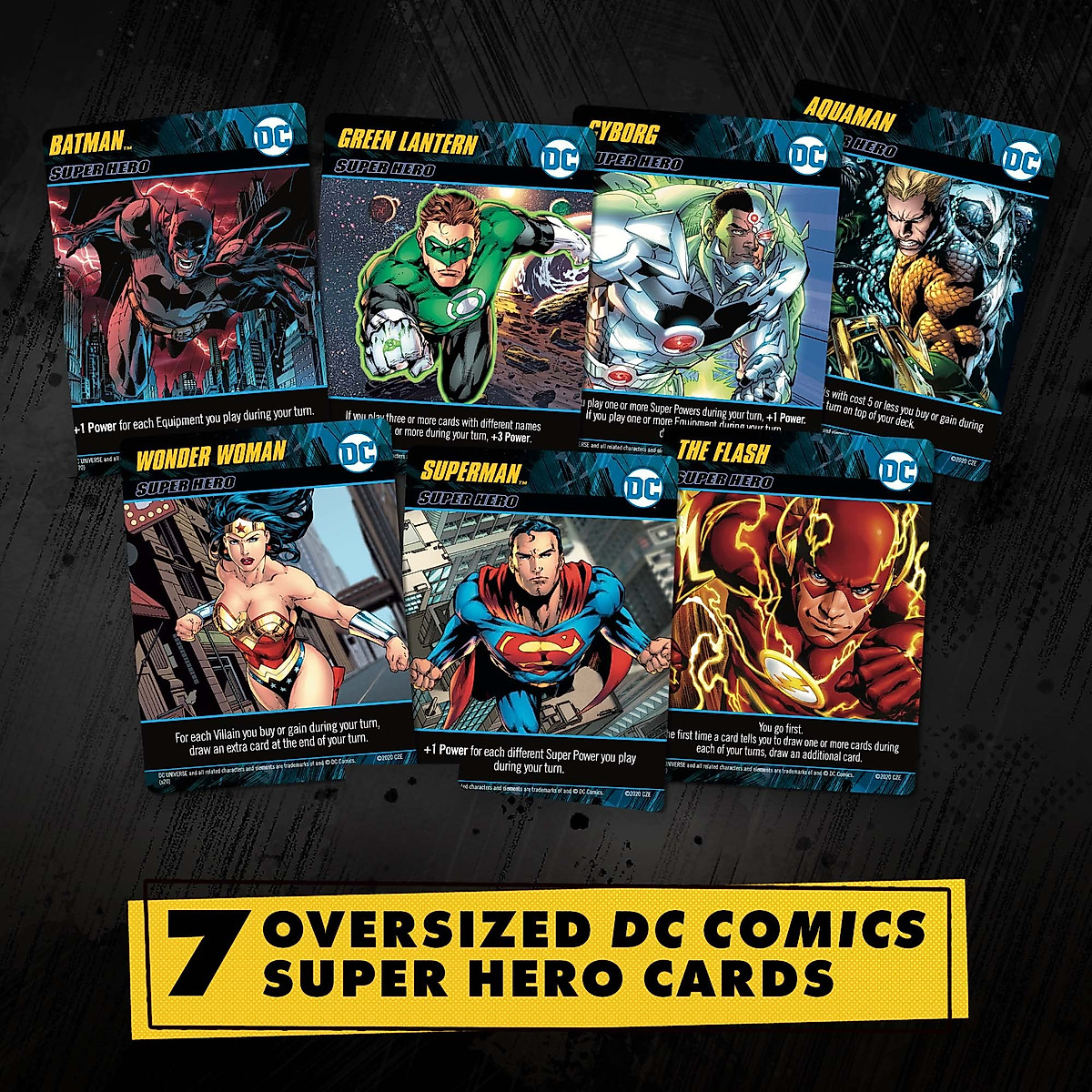 DC Deck-Building Game - Play as Members of DC's Justice League - Unique Abilities for Each Super Hero - Standalone, Compatible with Full DC Deck-Building Game Series