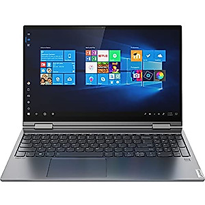 2021 Newest Lenovo Yoga C740 2-in-1 15.6" Touch Screen Laptop, Intel Quad-Core i5-10210U, 8GB DDR4, 512GB SSD + 32GB Optane, Backlit Keyboard, Fingerprint Reader, Windows 10, GCube 64GB Micro SD Card