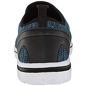 Propet Women's TravelActiv Slip-On Sneaker, Blue Heather, 8 Medium US