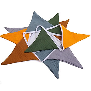 Pennant Banner Flags,Infant and toddler room decoration pennant,for Nursery Decor Baby Birthday Boho Wedding Shower Party Event (Pennant Banner Flags)