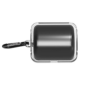 Geekria TPU Case Cover Compatible with Sony LinkBuds WF-L900 True Wireless Earbuds, Protective Earphones Skin Cover with Keychain Hook, with Keychain Hook, (Clear)