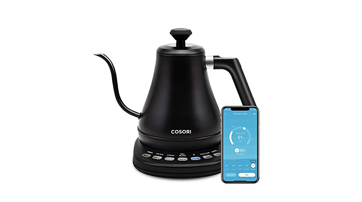 COSORI Smart Electric Gooseneck Kettle with Bluetooth Control
