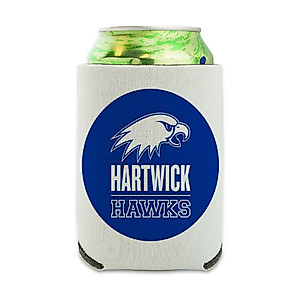 Hartwick College Primary Logo Can Cooler - Drink Sleeve Hugger Collapsible Insulator - Beverage Insulated Holder