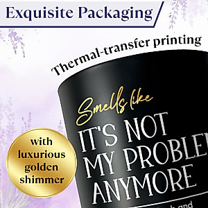 CHOANG Retirement Gifts for Women, Men - Lavender Vanilla Aromatherapy Candles 10 oz - Soy Wax, Scented Candle Gift for Coworker, Nurse, Teacher, Military, Friend - Farewell Gift for Manager, Boss