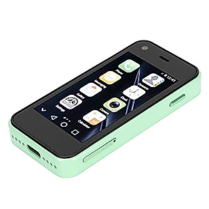 Zyyini Mini Size 2.5inch HD Touchscreen Lightweight Cell Phone for Working (Green)