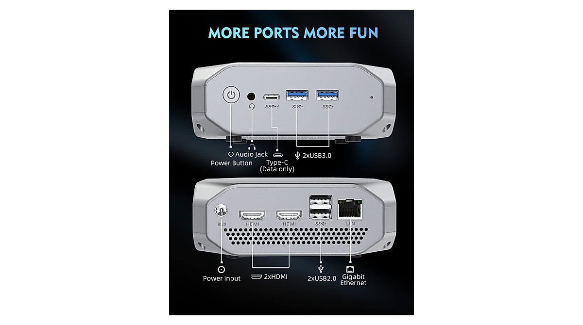 ATOPNUC Mini PC: Efficient AMD A9-9400 & 4K Support