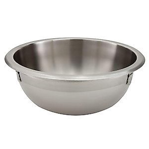 RecPro RV 13" Round Stainless Steel Sink | Single RV Kitchen Sink | RV Sink | Camper Sink | Single Bowl Sink (No Faucet)