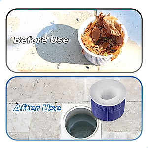 ANTOBLE 20 Pack Pool Skimmer Socks Micro Filter Bag Compatible with Pool Blaster Water Tech Catfish Max CG Aqua Broom Pool Vacuum Cleaner, Inground and Above Ground Pool Accessories