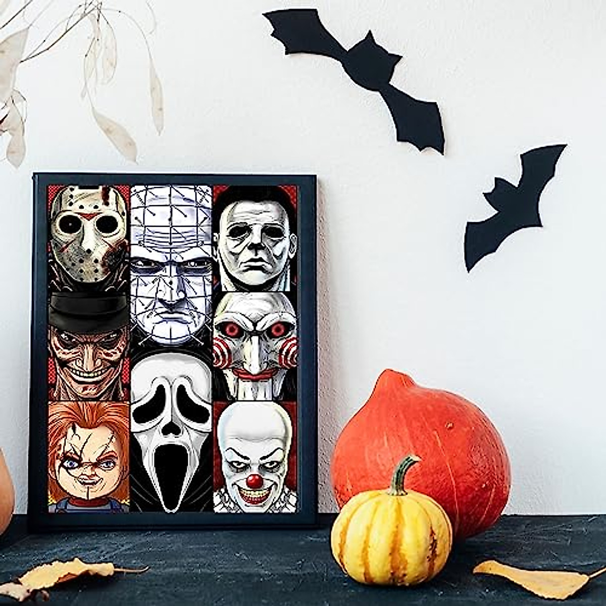 Ksxistiyt Halloween Diamond Art Painting Kits for Adults - Full Drill Diamond Dots Paintings for Beginners, Round Paint with Diamonds Pictures Gem Art Painting Kits DIY Adult Crafts 12x16inch