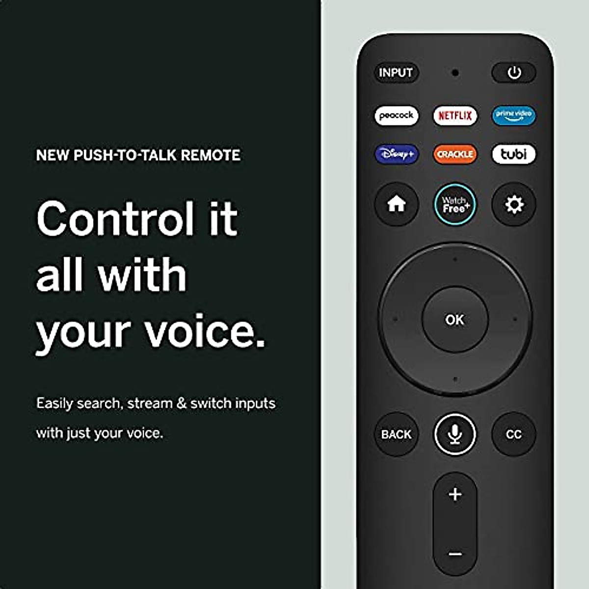 VIZIO 55-Inch V-Series 4K UHD LED HDR Smart TV Apple AirPlay and Chromecast Built-in, Dolby Vision, HDR10+, HDMI 2.1, Auto Game Mode and Low Latency Gaming, V555-J01, 2021 Model (Renewed), 55 inches