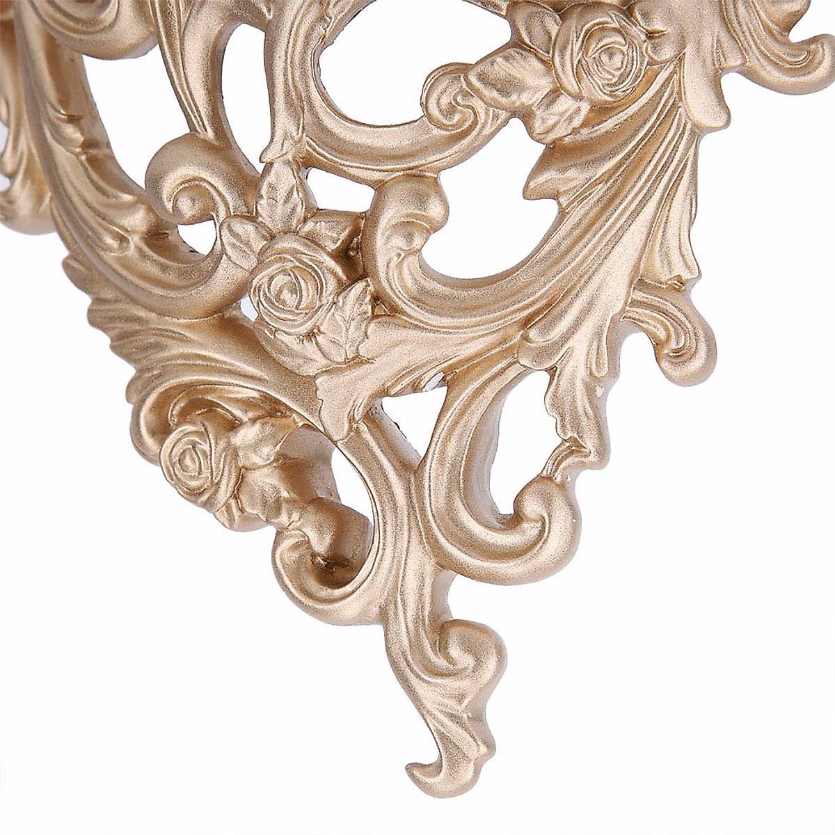 OKJHFD Floating Shelves Wall Hanging Shelves Storage Racks European Style Installation Baroque Style Hollow Decoration Shelves Unique Art Elements Home Living Room Decorations