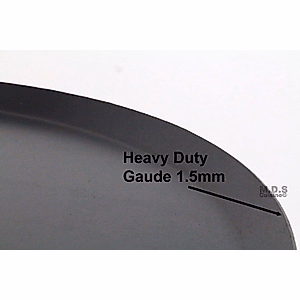 Comal 21.5" 100% Heavy Duty Gauge Carbon Steel para Tortillas Quesadillas