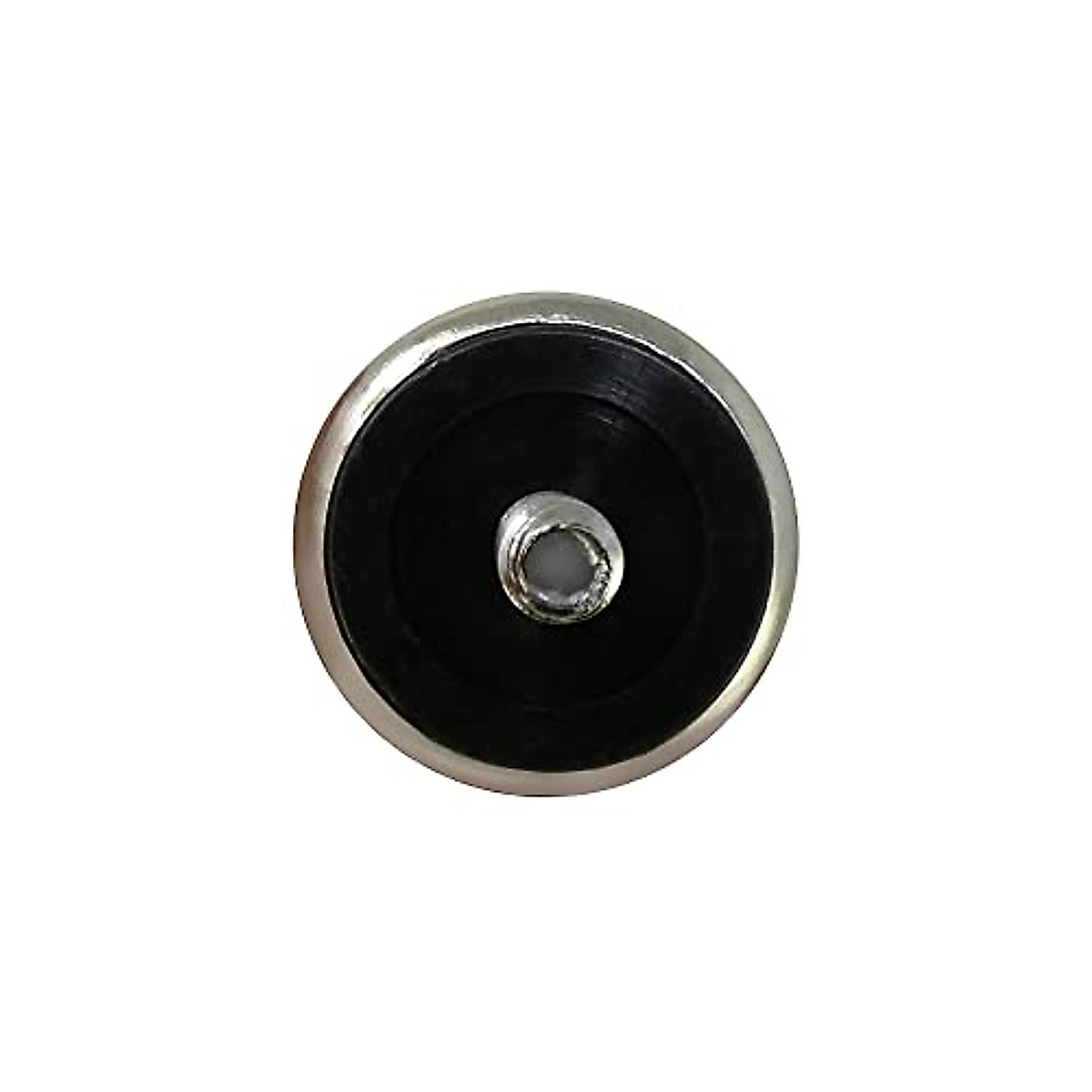 Shepherd Hardware 9451 1-1/4-Inch Threaded Stem Furniture Glides, 1/4-Inch Stem Diameter, Metal Base with Rubber Cushion, 4-Pack,Silver