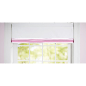 Just Born Safe Sleep Pink Valance