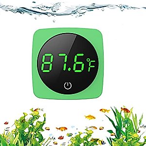 Aquarium Thermometer Digital, PAIZOO Fish Tank Thermometer Accurate LED Display to ±0.9°F Tank Thermometer Aquarium Temperature Measurement Suitable for Fish, Axolotl, Turtle or Aquatic
