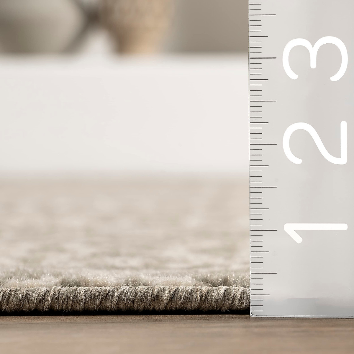 nuLOOM Transitional Floral Jeanette Area Rug, 8x10, Grey