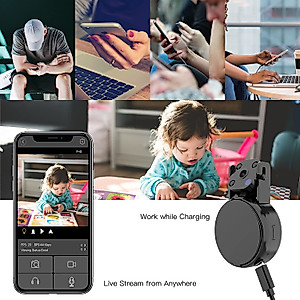 FECOMI 2021 2K Mini Spy Camera Hidden WiFi Cam, Small Camera Live Feed WiFi, Wireless Nanny Cam with Video Recording, Upgrade Night Vision/Motion Detection, Security Camera with Cell Phone Ap