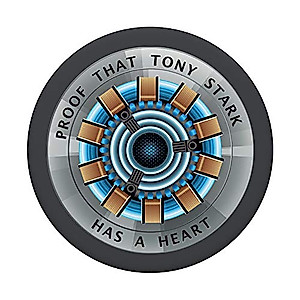 Marvel Avengers Endgame Tony Stark Has a Heart PopSockets PopGrip: Swappable Grip for Phones & Tablets