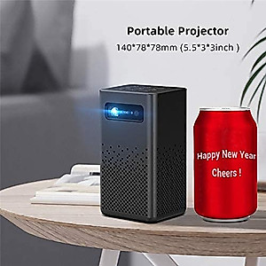 DROOS P20 Mini Portable Pico Smart Android WiFi 1080P Screenless TV LED DLP Projector for Mobile Smartphone 4K Cinema (Size : Upda(projectors)