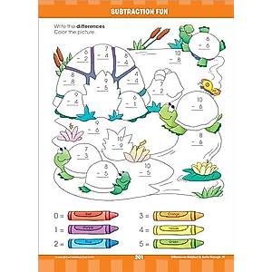 School Zone Big First Grade Workbook: 320 Pages, Ages 6 to 7, 1st Grade, Reading Comprehension, Phonics, Spelling, Vocabulary, Basic Math, Time, Money, Fractions, and More