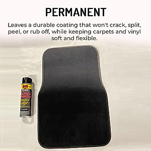 HI-TECH Big Can Vinyl, Plastic, Fabric and Carpet Spray Dye, Black, 15oz | Permanent Color Restorer for Carpet and Upholstery | Won't Crack, Split, Peel, or Rub Off