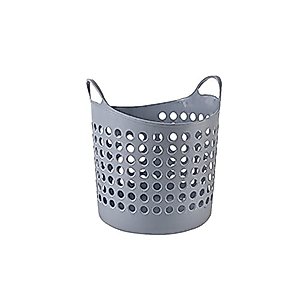 ACGrade Basket Organizer Storage Cloth Baskets for Storage Dirty Laundry Basket Plastic Dirty Clothes Basket Clothes Storage Basket Bathroom Laundry Basket Toys Sundries Storage Basket