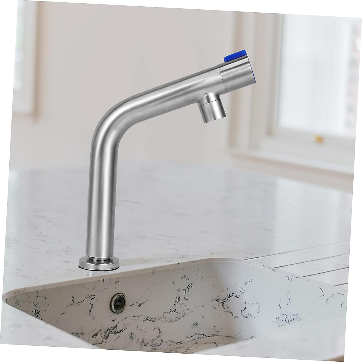 OSALADI 2pcs Black Sink Faucet Toothbrush Travel Case Stainless Steel Water Tap Brass Faucet Faucets for Bath Sinks Stainless Steel Faucet Taps Toilet Water Tap American Style Wash Basin