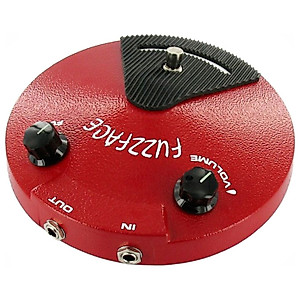 Dunlop JDF2 Fuzz Face Distortion Effects Pedal w/ Patch Cables