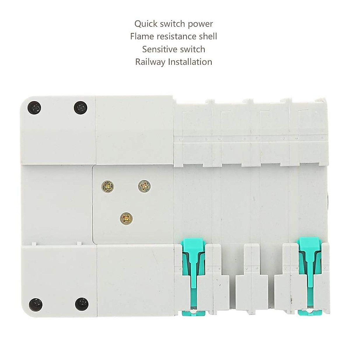 Transfer Switch 4P, AC 400V 63/80/100A Dual Power Automatic Transfer Toggle Switch,Effectively Protect Your Electricity Safety and Stability(80A)